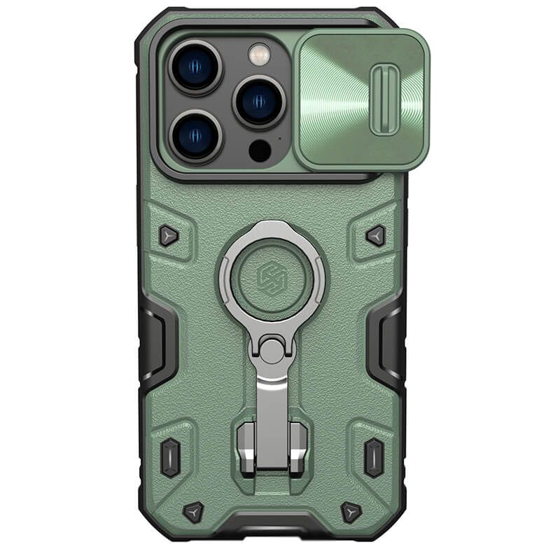 Чехол Nillkin CamShield Armor Pro для iPhone 14 Pro (зеленый)