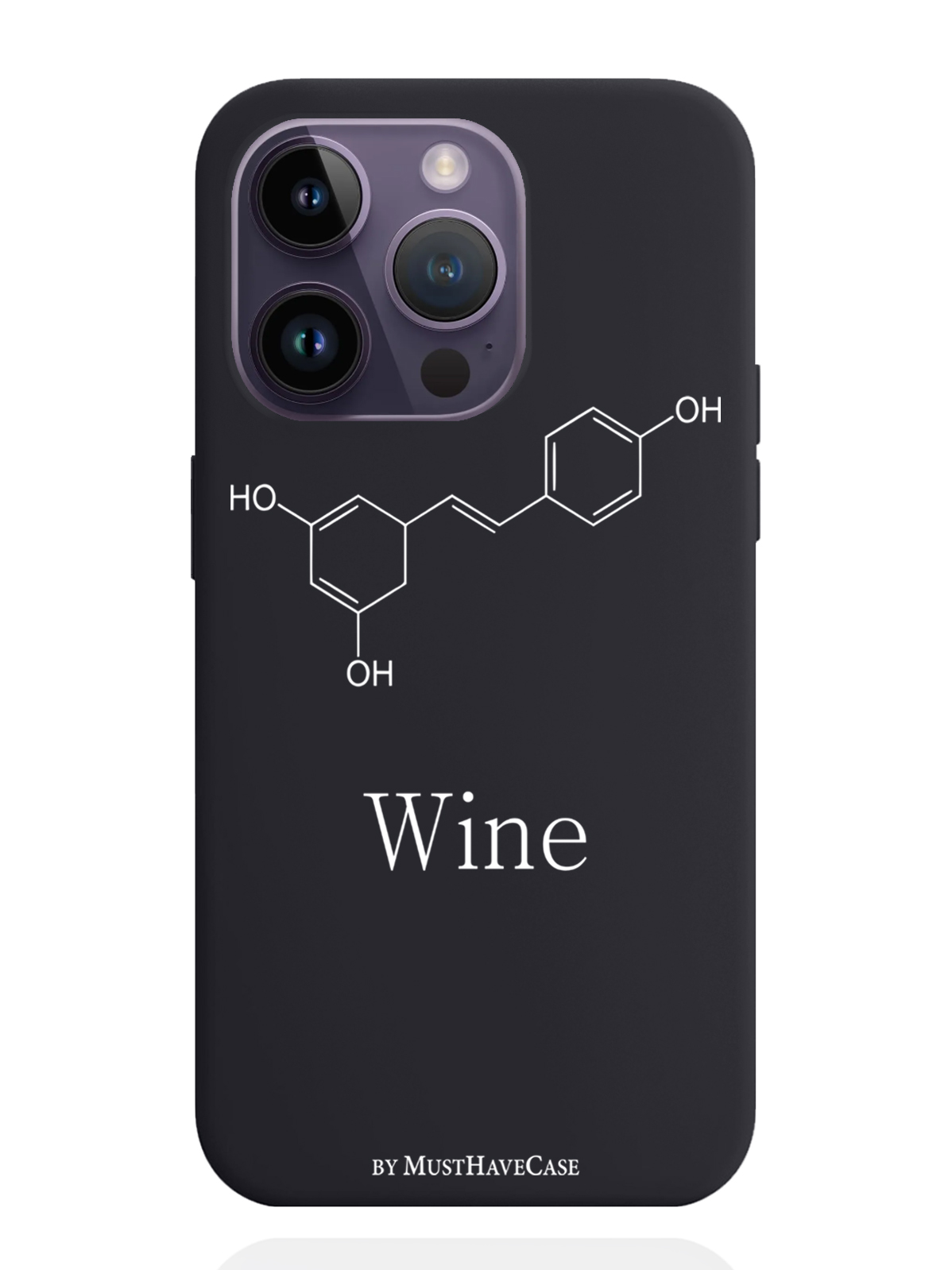 Чехол MustHaveCase iPhone 14 Pro Молекула вина