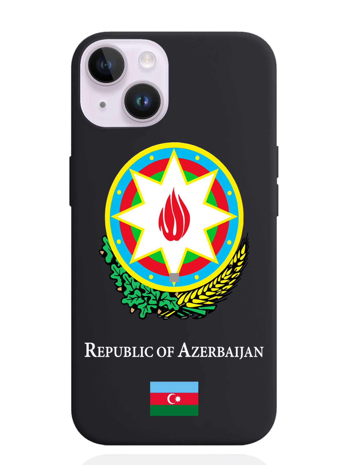 Чехол SignumCase iPhone 14 Герб Азербайджана