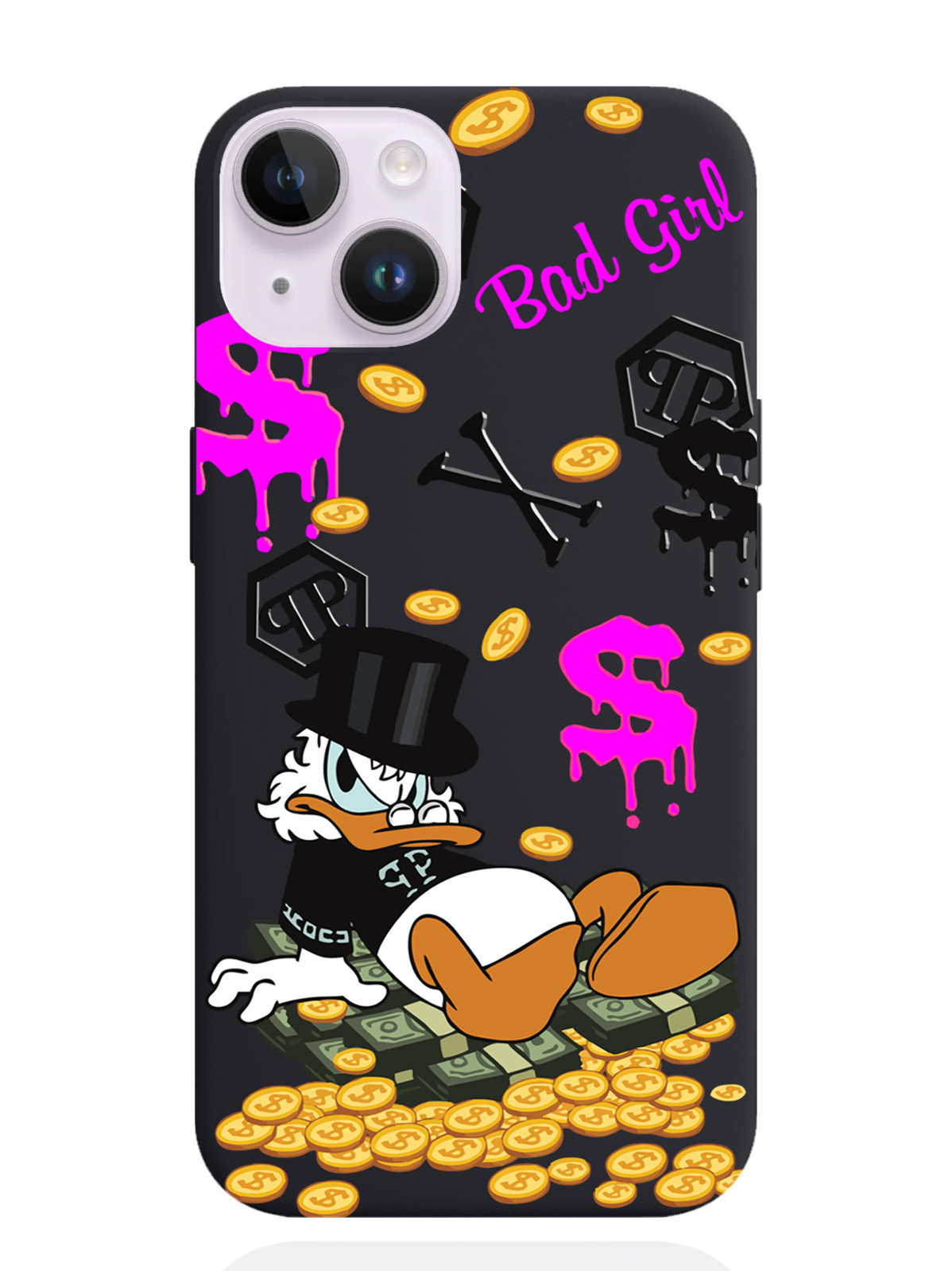 Чехол MustHaveCase iPhone 14 Богатая Утка Bad Girl