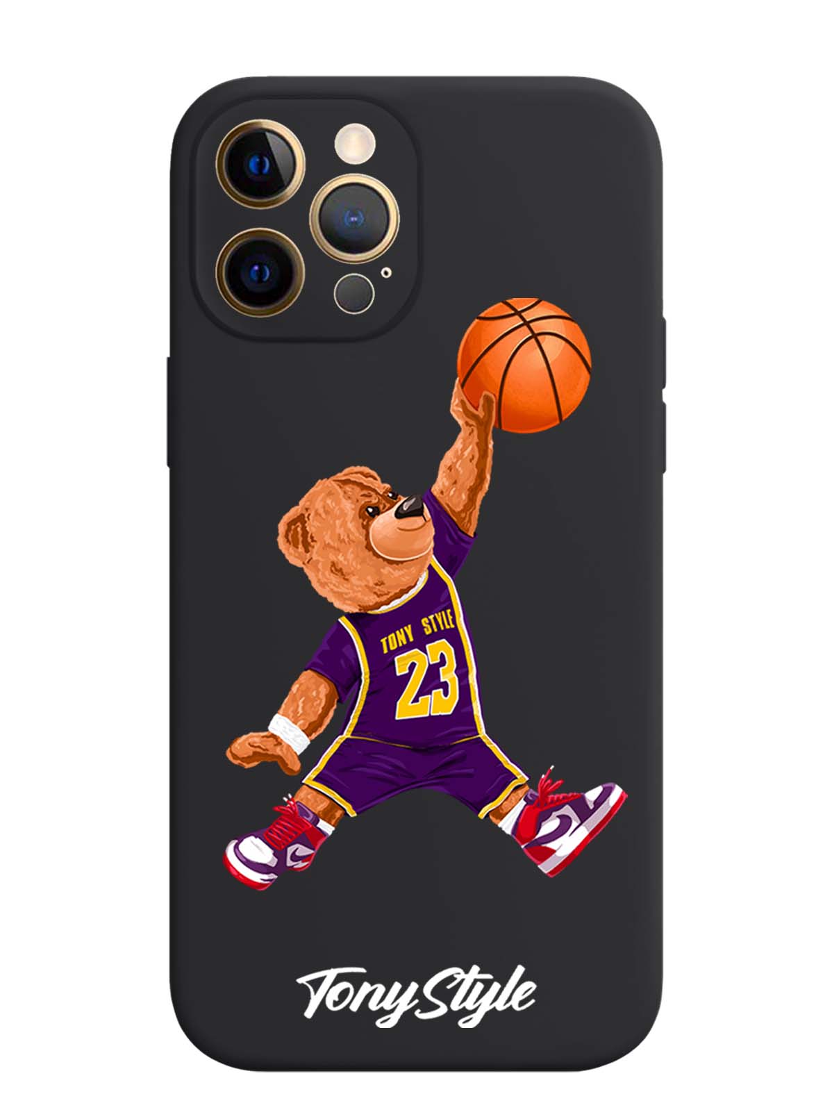 Чехол Tony Style iPhone 12 Pro Tony Style баскетболист с мячом