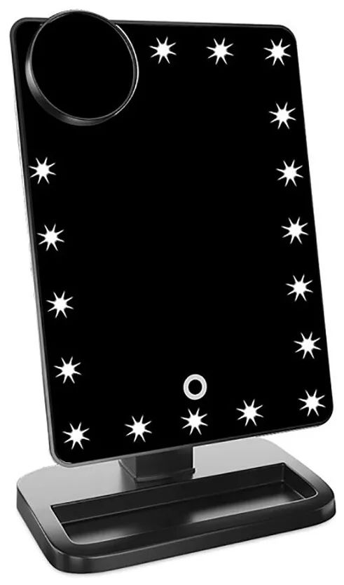 Косметическое зеркало с Bluetooth колонкой, 30х11х18 см, VenusShape VS-BTMIR-02