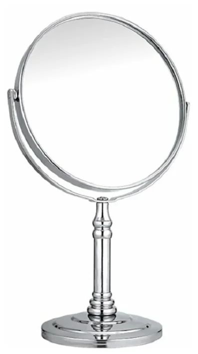 Зеркало на подставке, в серебряном цвете, 12,5х21,5х8,5 см, VenusShape VS-MIR-09