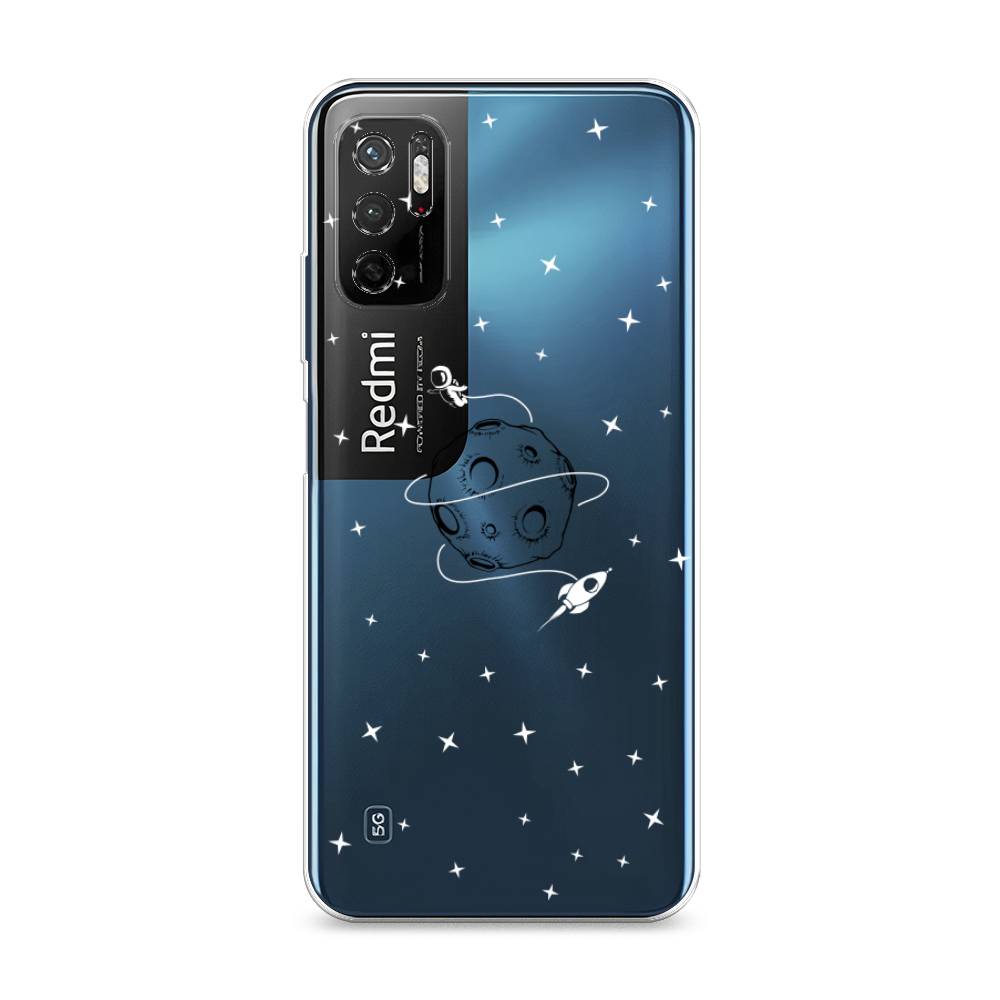 Чехол на Xiaomi Redmi Note 11SE "Полет вокруг луны"