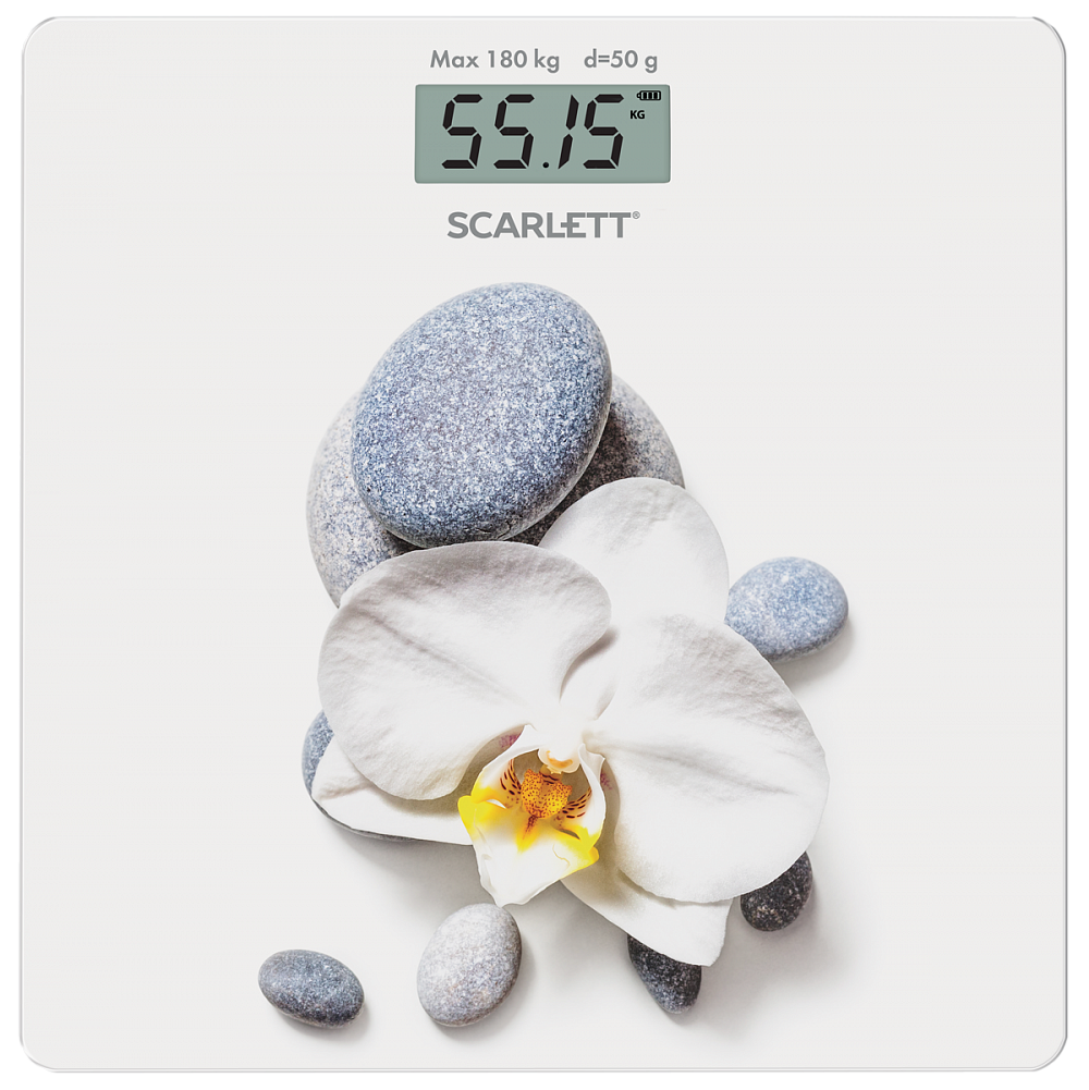 Весы напольные Scarlett SC-BS33E020 White