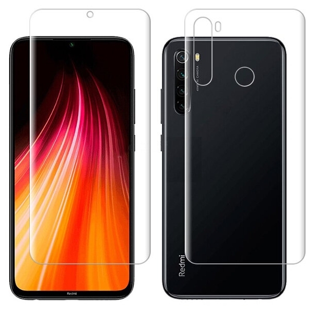 Гидрогелевая пленка LuxCase для Xiaomi Redmi Note 8T 0.14mm Front and Back Matte 86296