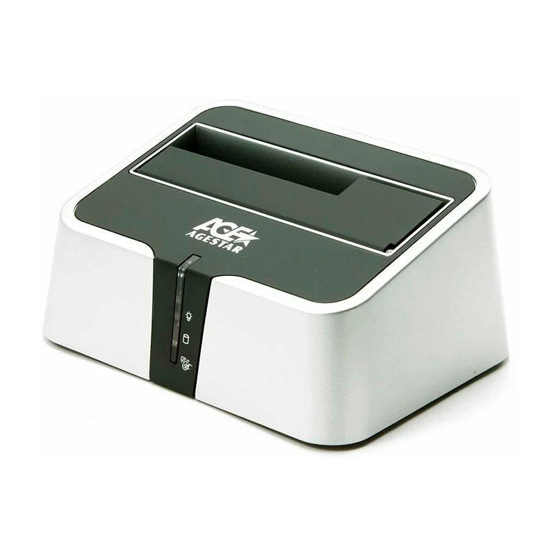 Док-станция для HDD AgeStar 3CBT2-6G silver