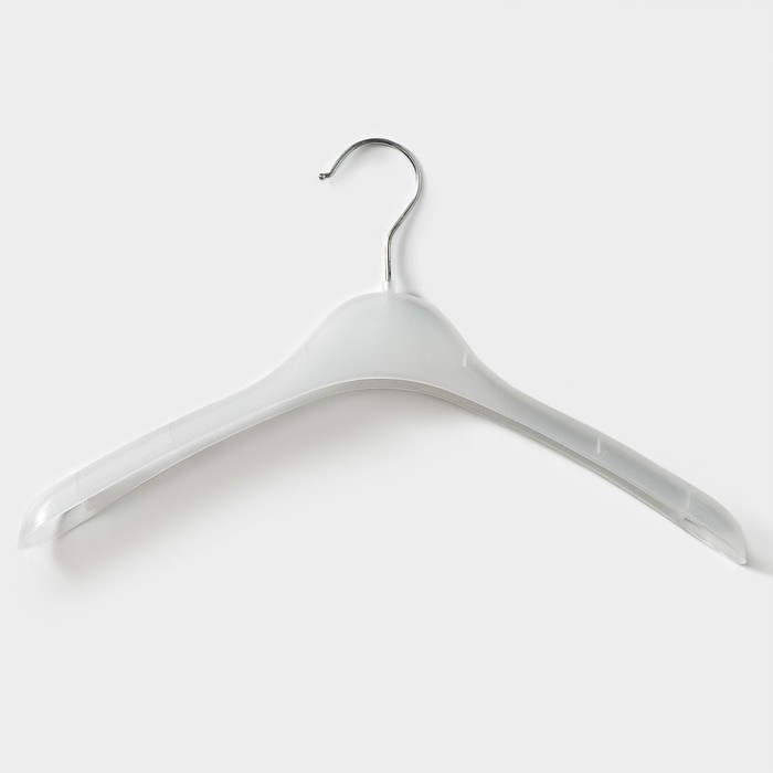 Вешалка-плечики для одежды, 38х23 см, прозрачный
