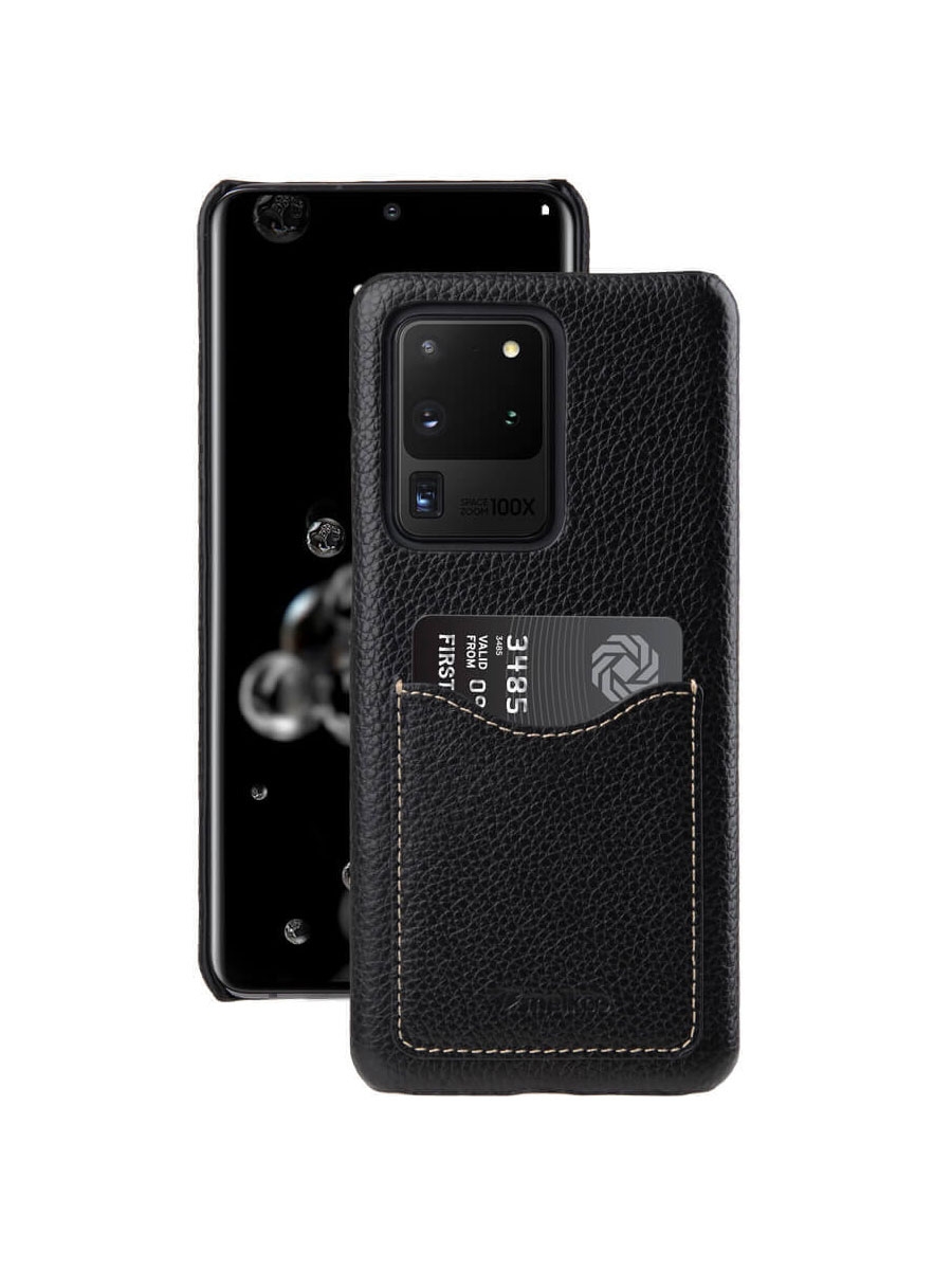 Чехол Melkco для Samsung Galaxy S20 Ultra - Card Slot Back Cover V2, Black