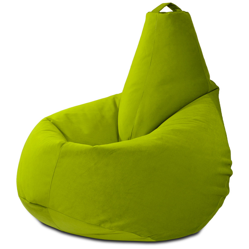 Кресло-мешок Puffmebel груша XXXXL зеленый