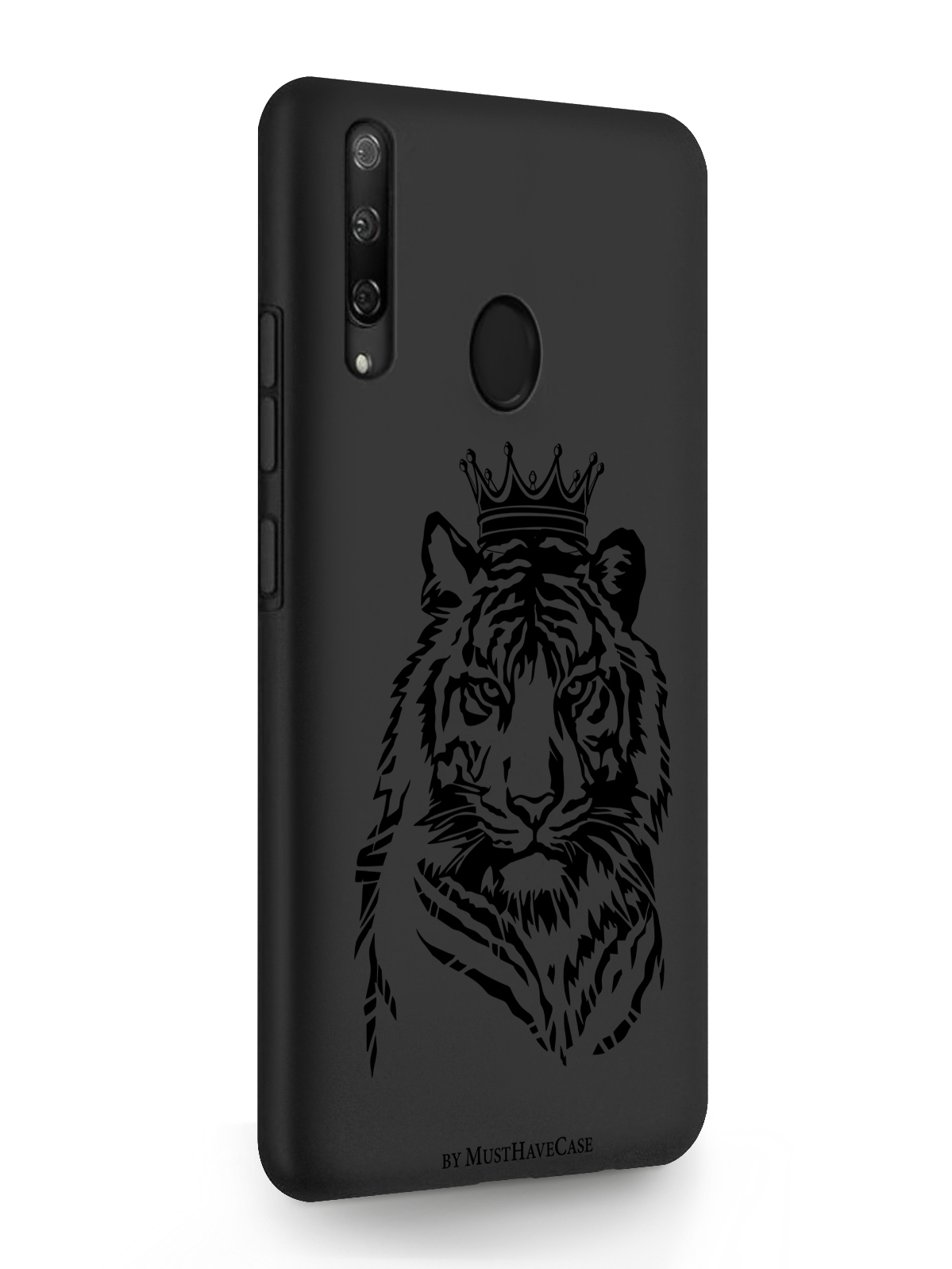 Чехол MustHaveCase Huawei P Smart Z Тигр с Короной черный