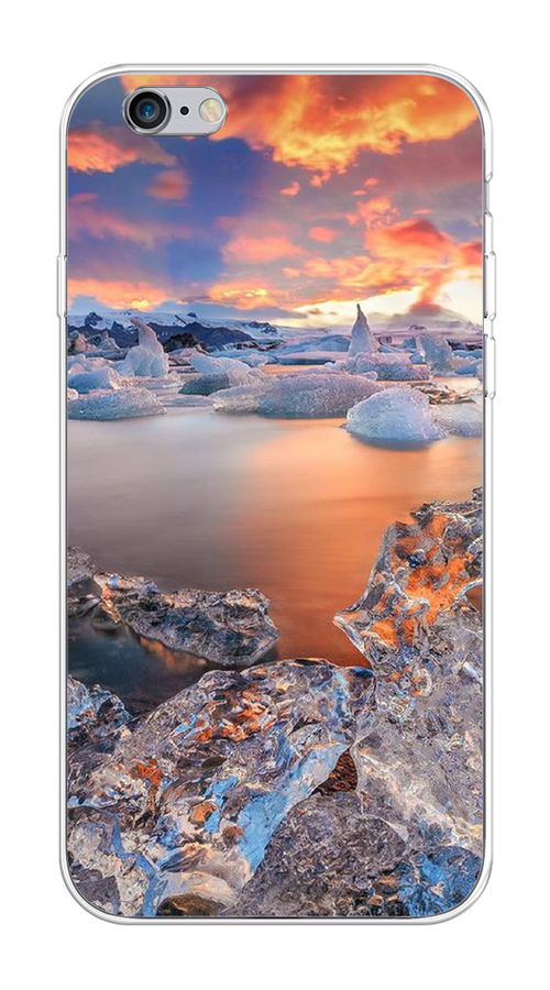 Чехол на Apple iPhone 6/6S "Ледники"