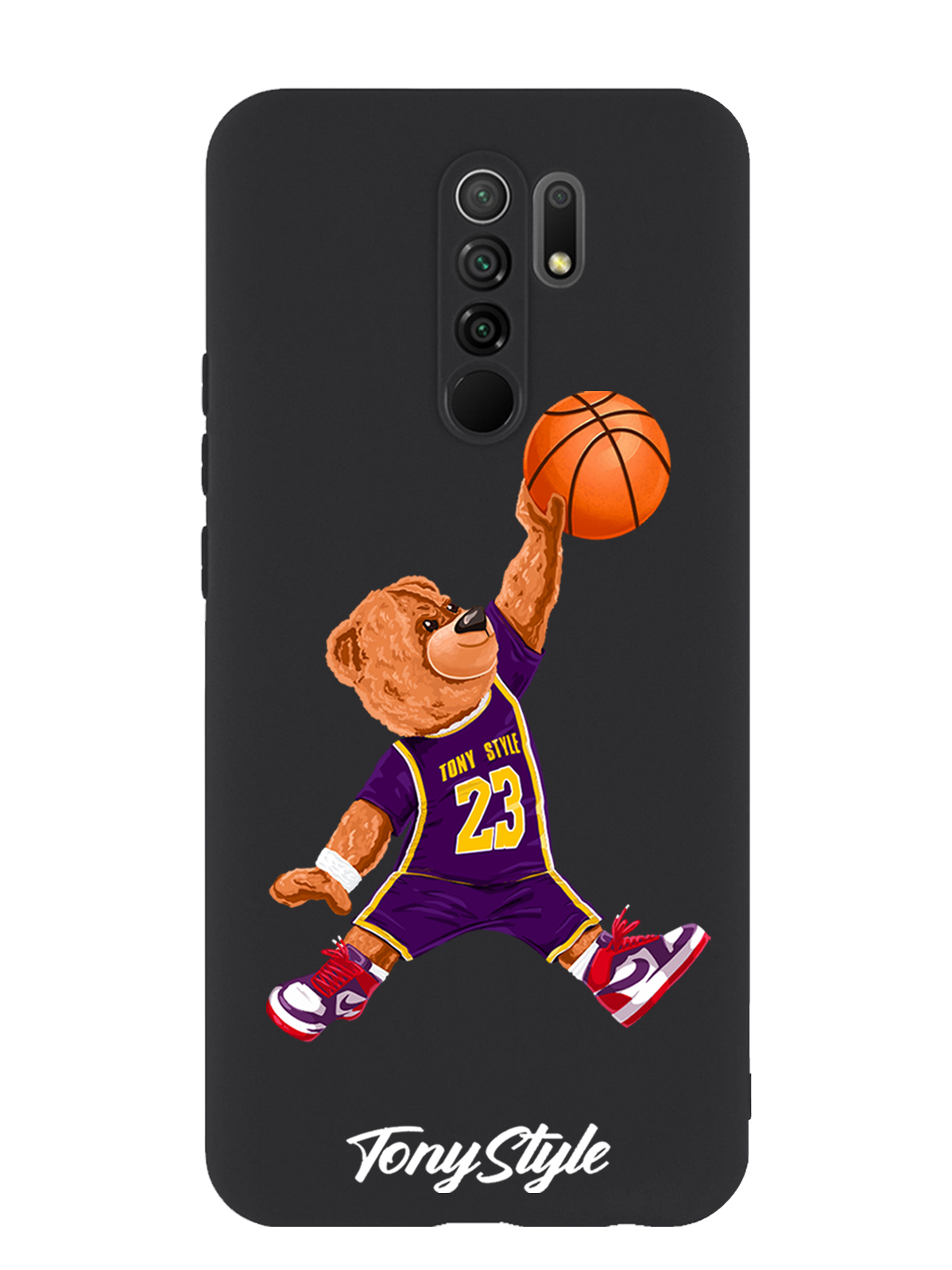 Чехол Tony Style Xiaomi Redmi 9 Tony Style баскетболист с мячом