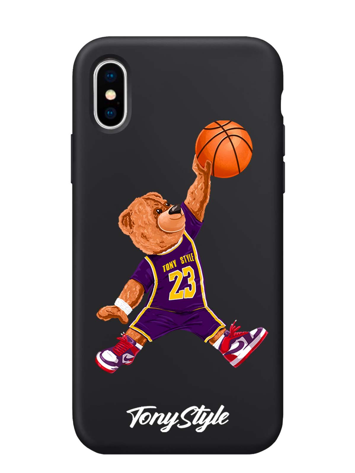 Чехол Tony Style iPhone X/Xs Tony Style баскетболист с мячом