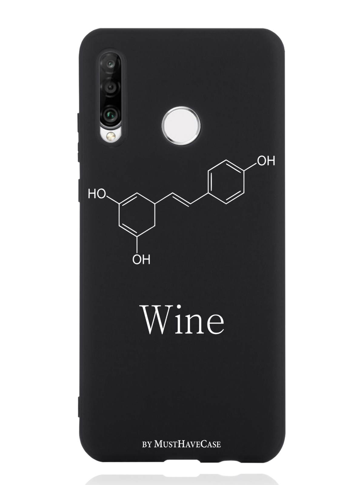 Чехол MustHaveCase Huawei P30 Lite Молекула вина