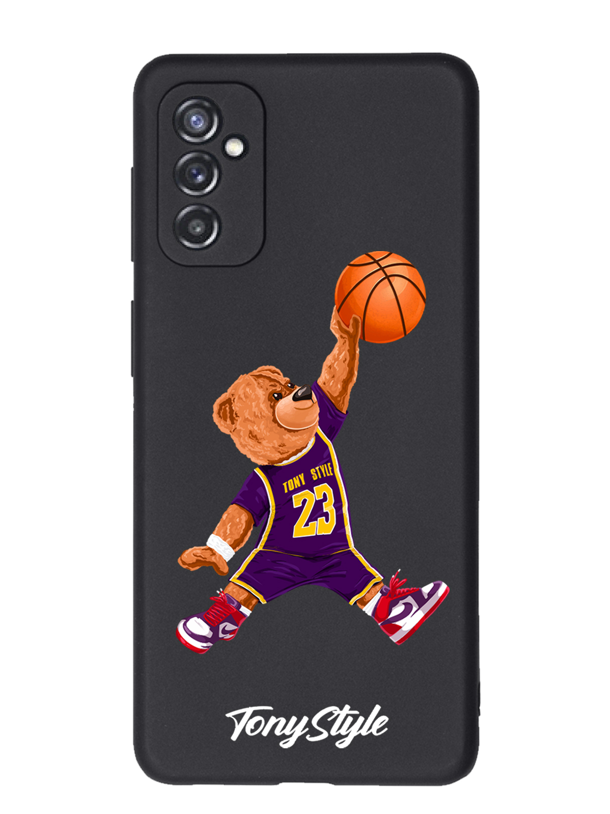 Чехол Tony Style Samsung Galaxy M52 Tony Style баскетболист с мячом