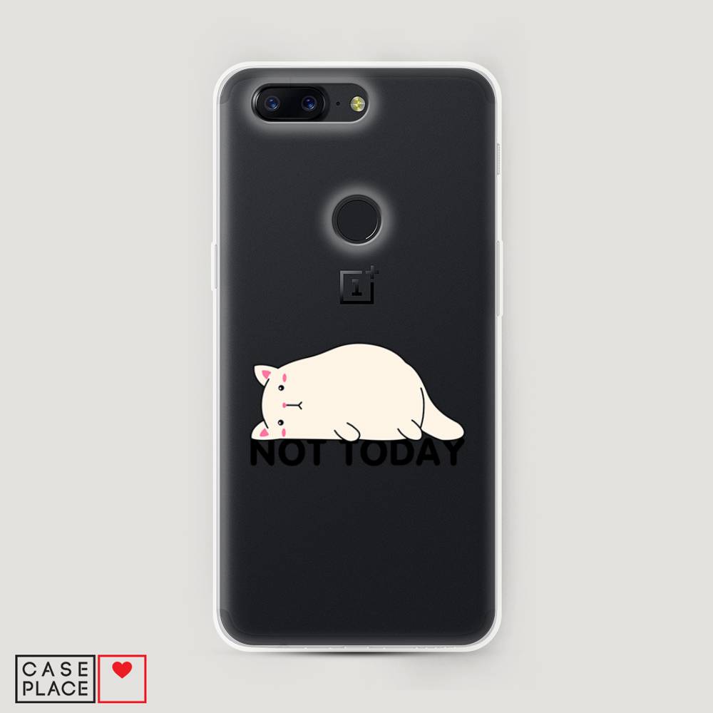Чехол на OnePlus 5T "Cat not today"