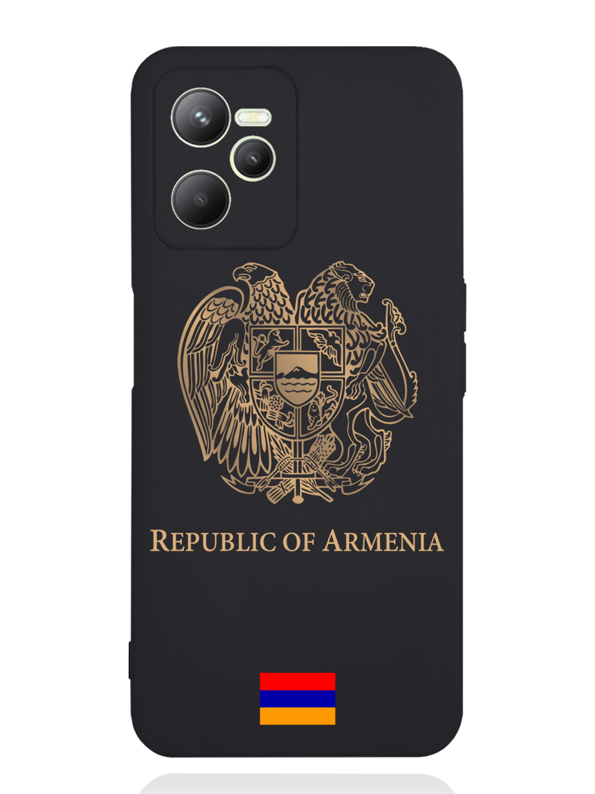 Чехол SignumCase RealMe C35 Золотой Герб Армении