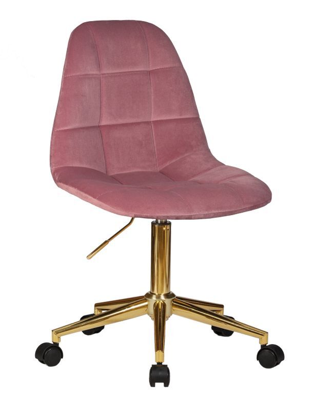 Офисное кресло Империя стульев DIANA VELOUR розовый LM-9800-Gold (MJ9-32)