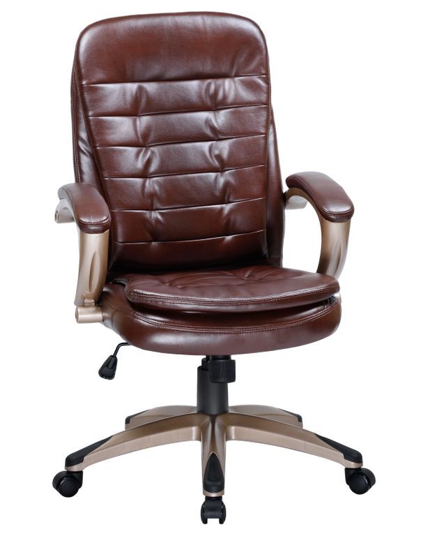 Офисное кресло Империя стульев DONALD коричневый LMR-106B brown