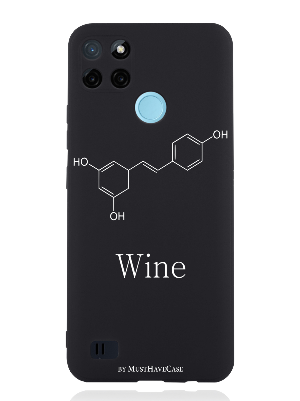Чехол MustHaveCase RealMe C21Y Молекула вина