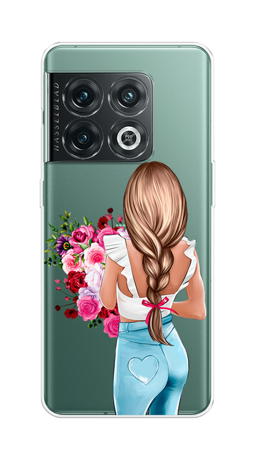 Чехол на OnePlus 10 Pro 5G  "Девушка с цветами"