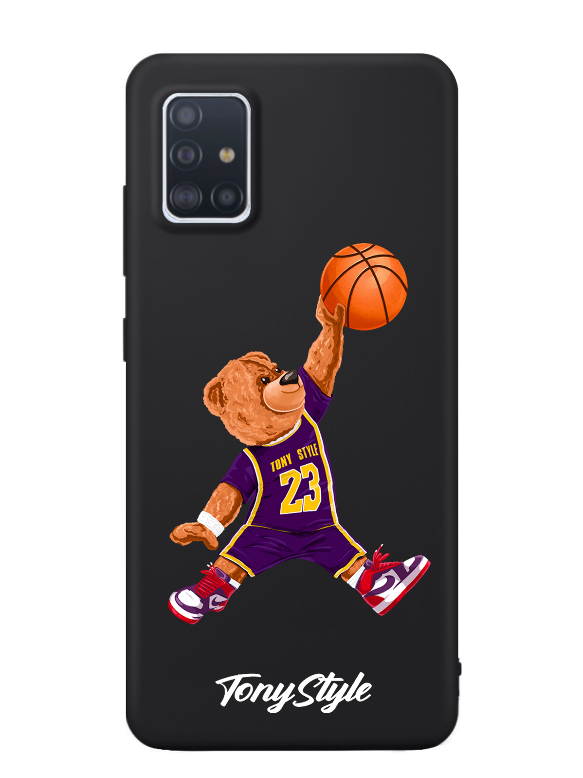 Чехол Tony Style Samsung Galaxy A51 Tony Style баскетболист с мячом
