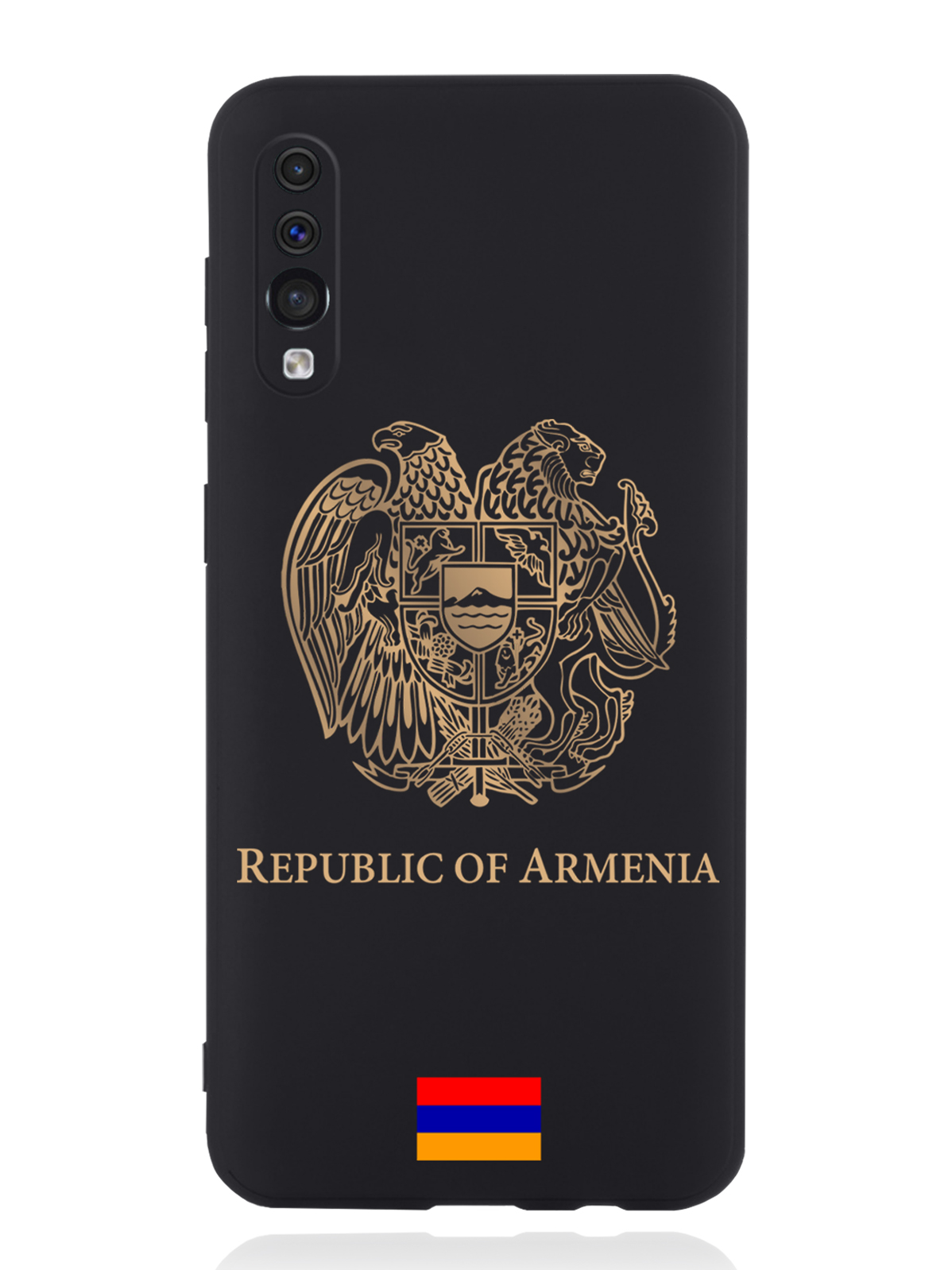 Чехол SignumCase Samsung Galaxy A50 Золотой Герб Армении