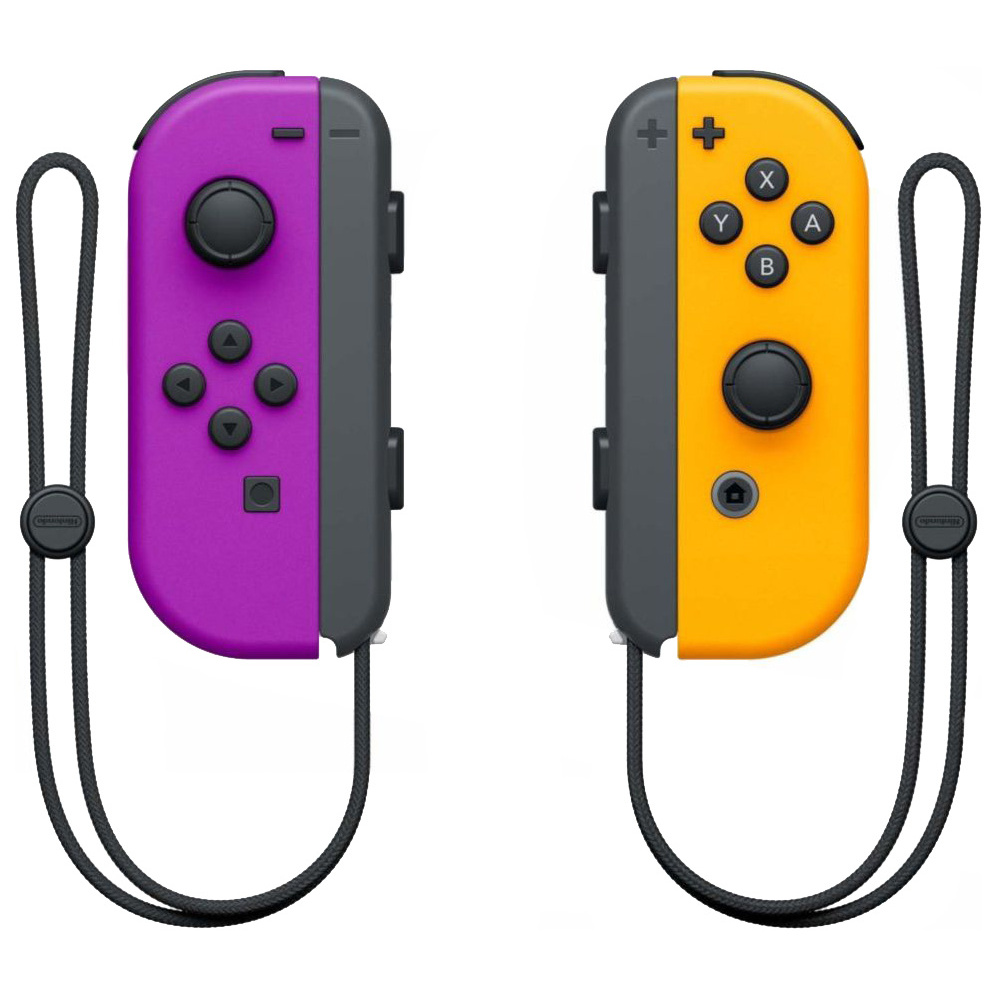 Геймпад Nintendo Joy-Con для Nintendo Switch Neon Purple/Neon Orange (HAC-A-JAPAA)