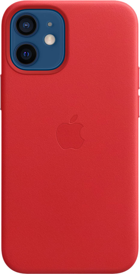 Чехол Apple для iPhone 12 mini Leather MagSafe (PRODUCT) RED