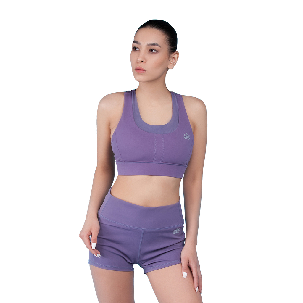 Cпортивные шорты женские Atlanterra AT-SHT2-09 фиолетовые L