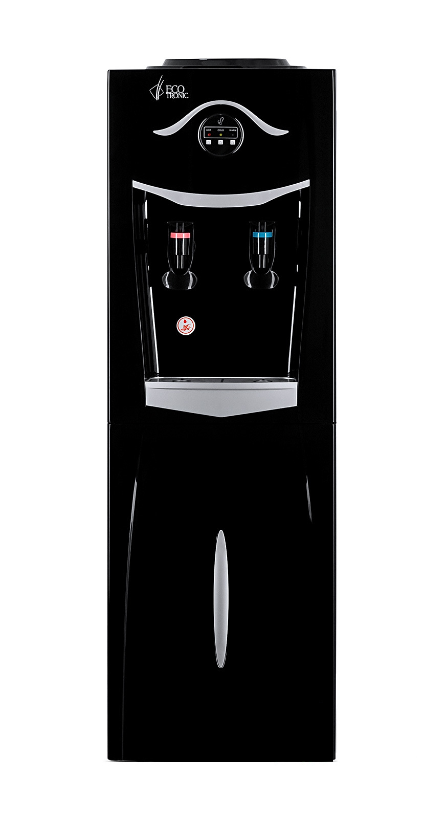 Кулер для воды Ecotronic K21-LF Black/Silver