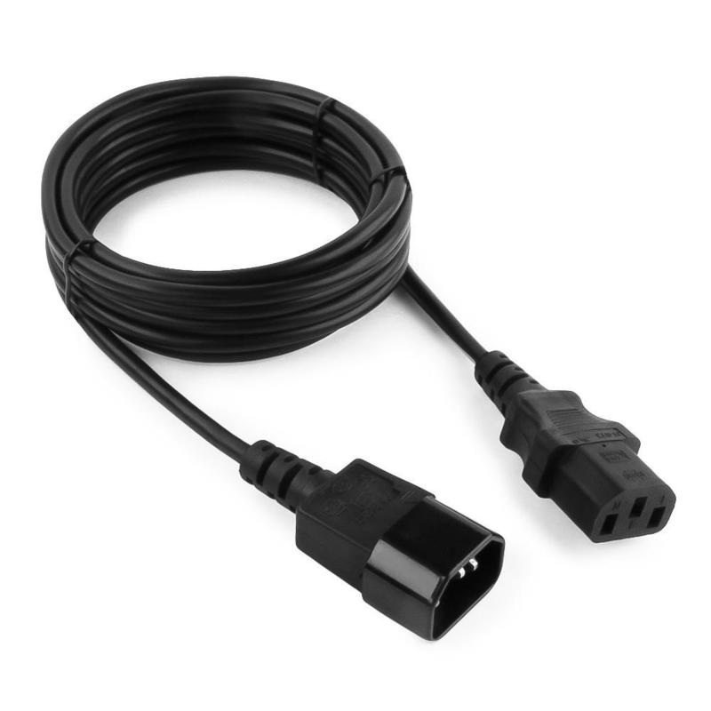 Кабель Cablexpert IEC 320 C13-IEC 320 C14, M-F 3м, 3*0.5 мм? Black (PC-189-10)