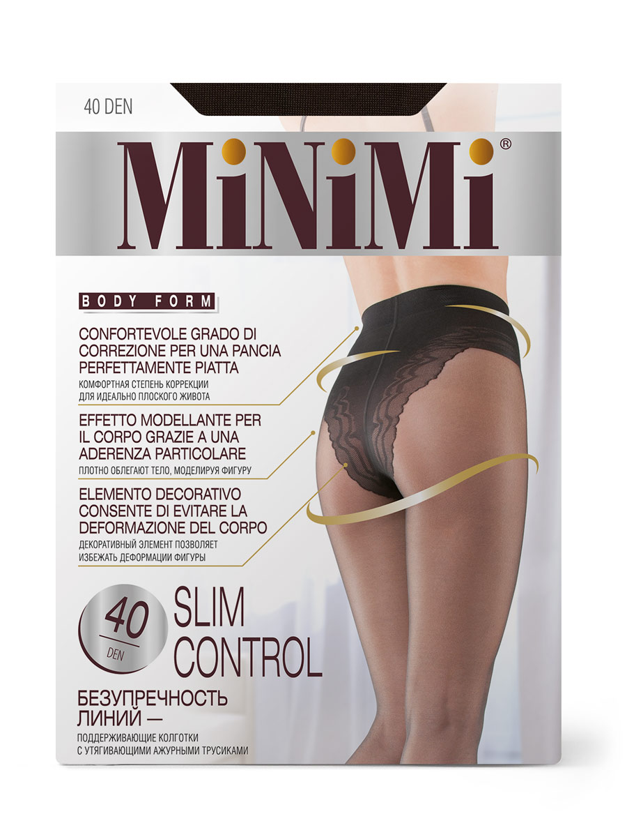 Колготки Minimi Basic SLIM CONTROL 40 cappuccino 2(S)