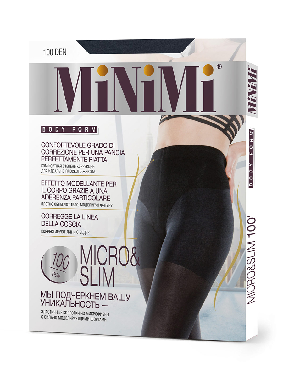 Колготки Minimi Basic MICRO&SLIM 100 blu 2(S)