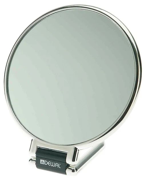 Зеркало Dewal настольное, серебристое, 14 см