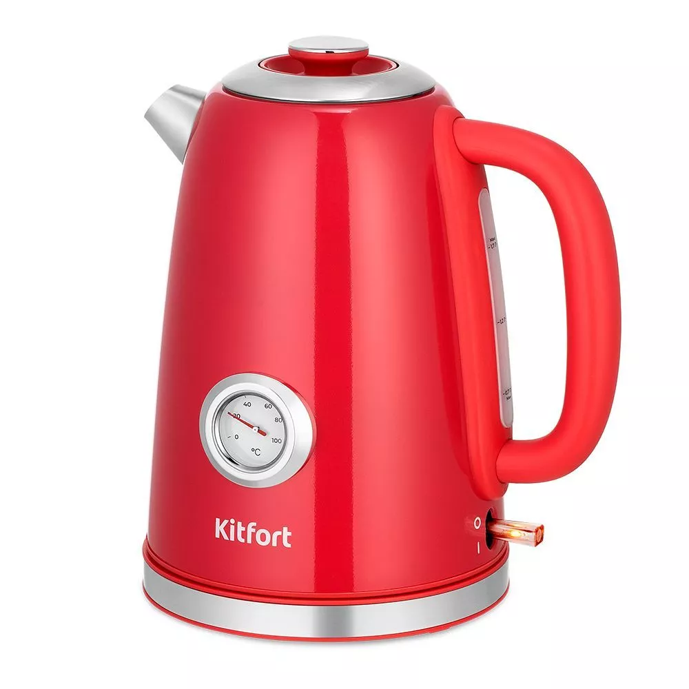 Чайник электрический Kitfort КТ-6665 1.7 л красный