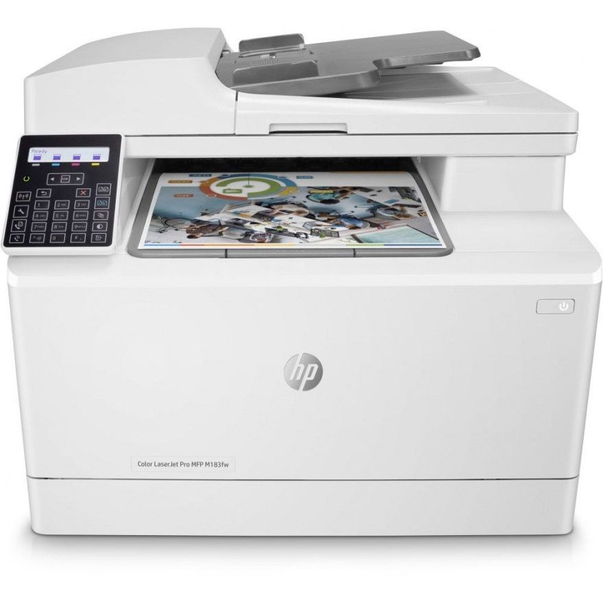 Лазерное МФУ HP Color LaserJet Pro M183fw (7KW56A)