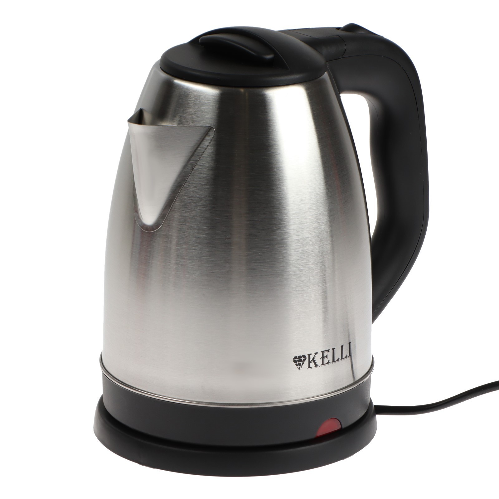 Чайник электрический KELLI KL-1455 1.8 л черный, серебристый