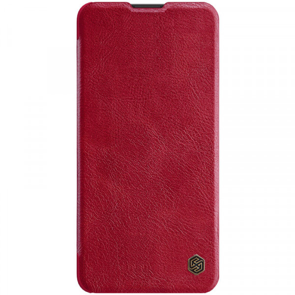 Кожаный чехол (книжка) Nillkin Qin Series для Huawei P40 (Красный)