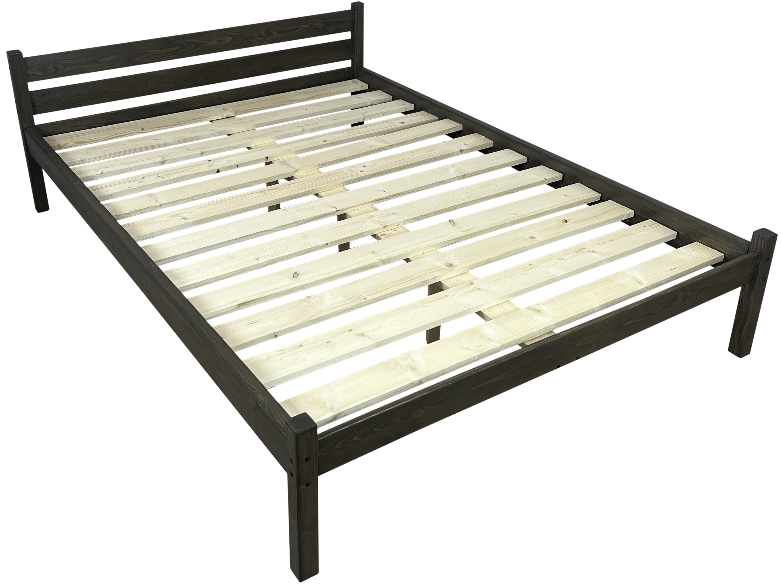 Кровать двуспальная Solarius Классика 180х200 см, цвет венге