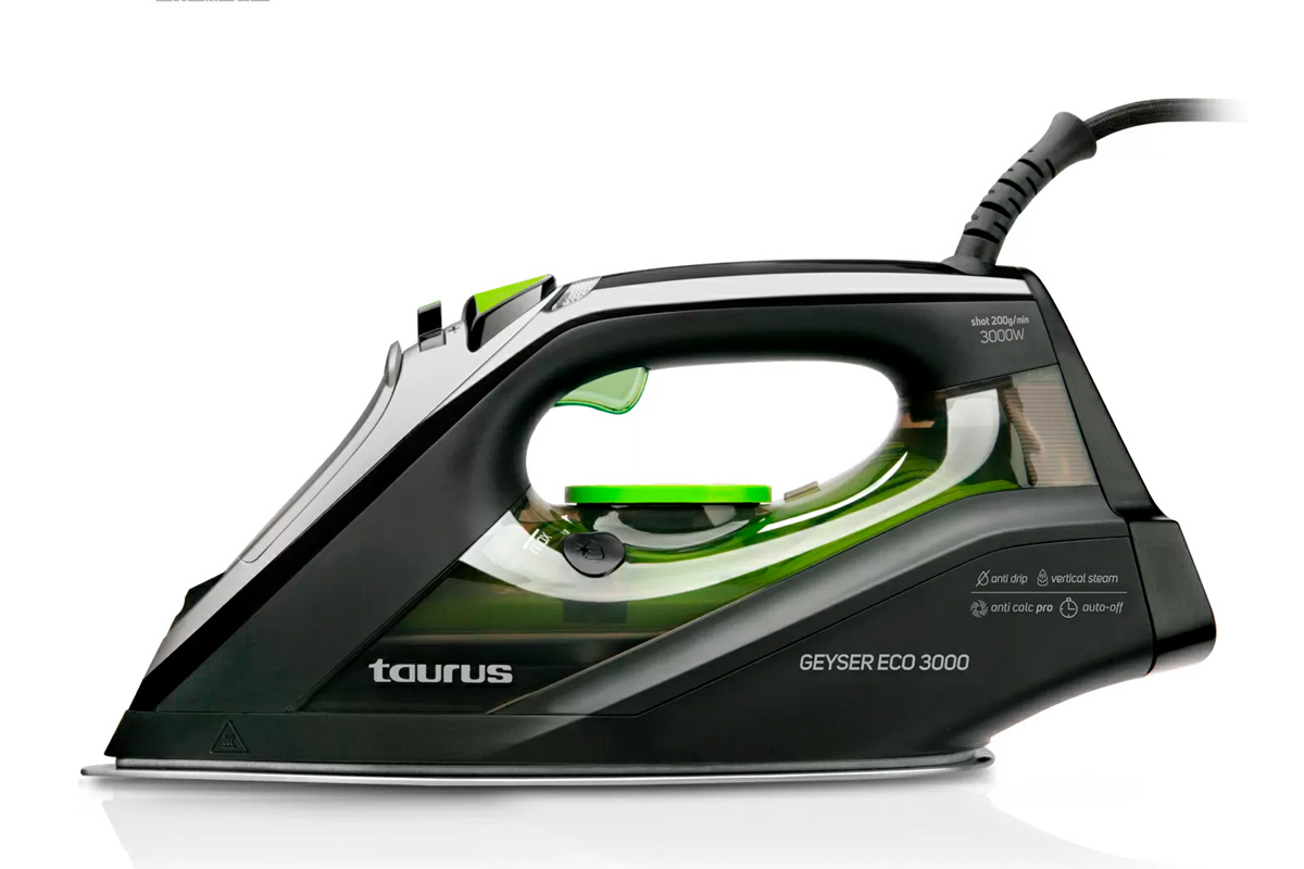 Утюг Taurus Geyser Eco 3000 Green, Black