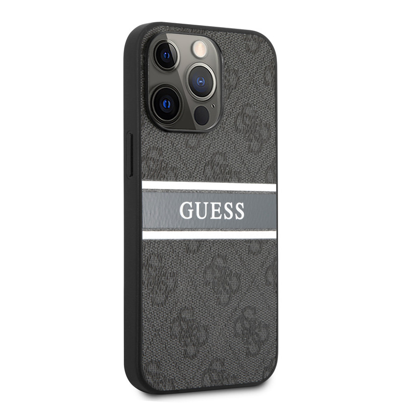 Чехол Guess с надписью посередине для iPhone 13 mini, черный