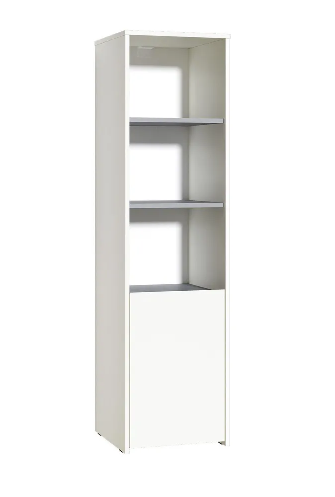 Шкаф-стеллаж комбинированный Моби Торонто 13.13 белый