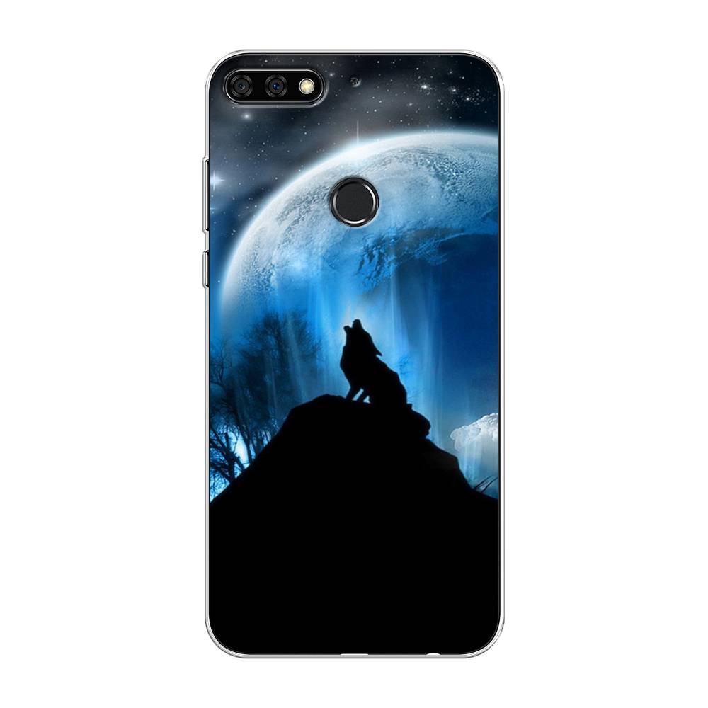 Чехол на Huawei Y7 Prime 2018 "Волк 2"