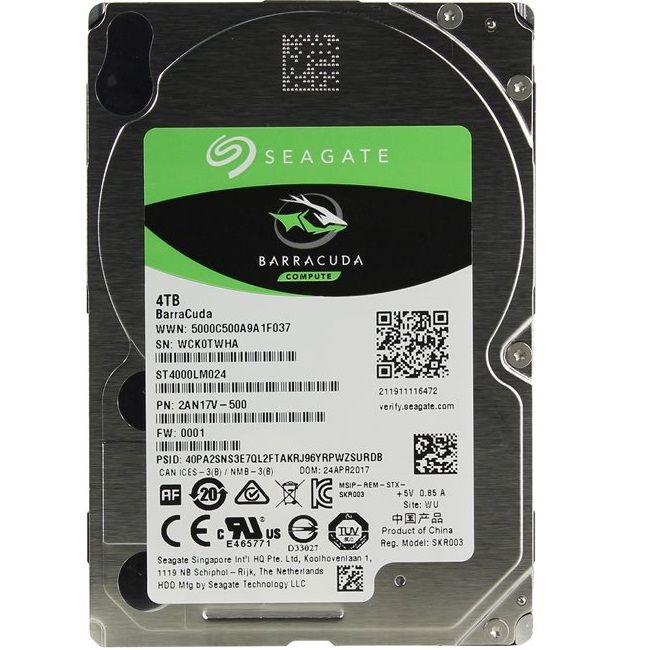 Жесткий диск Seagate BarraCuda 4ТБ (ST4000LM024)