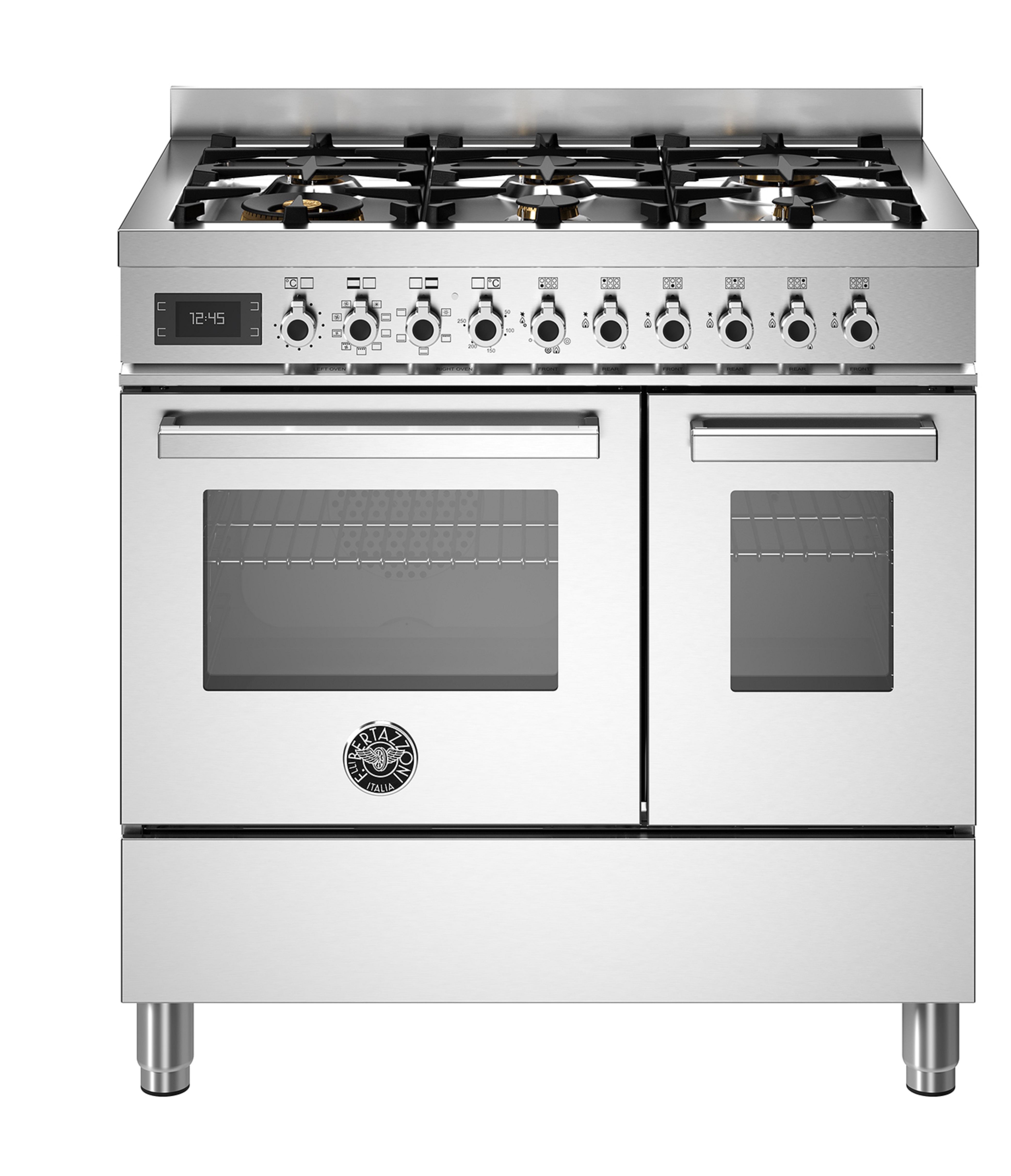 Комбинированный варочный центр Bertazzoni PRO96L2EXT серебристый