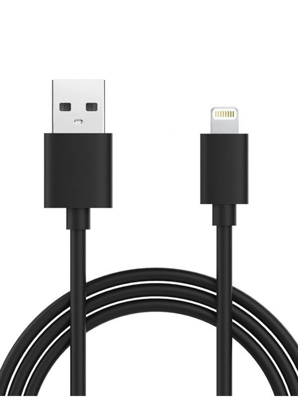 Кабель Media Gadget NL-001G USB - Lightning Black MGSNL001GBK