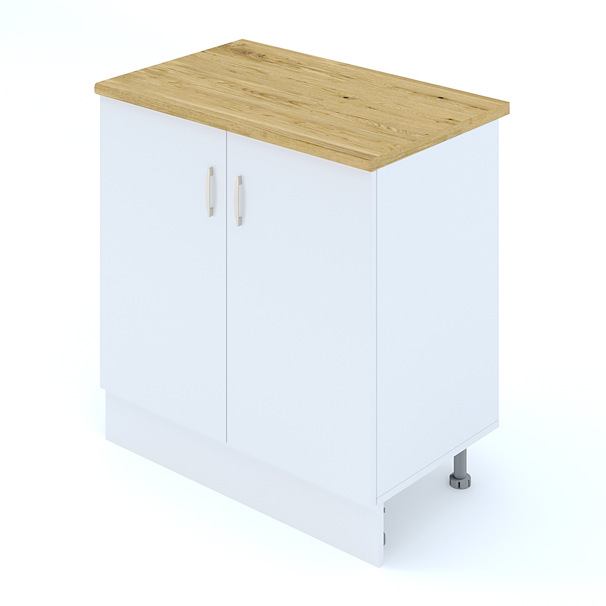 Шкаф напольный кухонный Феликс 80х50х84 см белый
