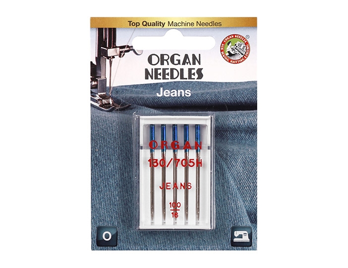 Иглы Organ джинсовые 5/100 Blister